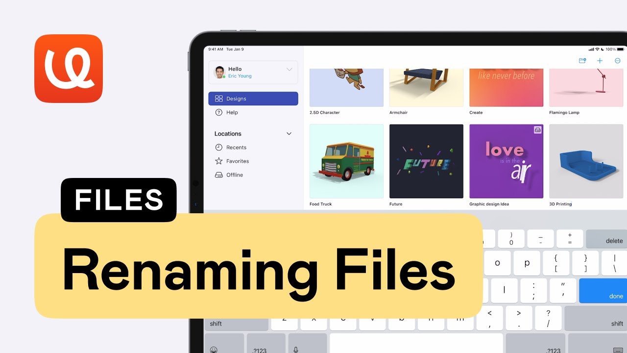 uMake Help - Files - Renaming Files - YouTube