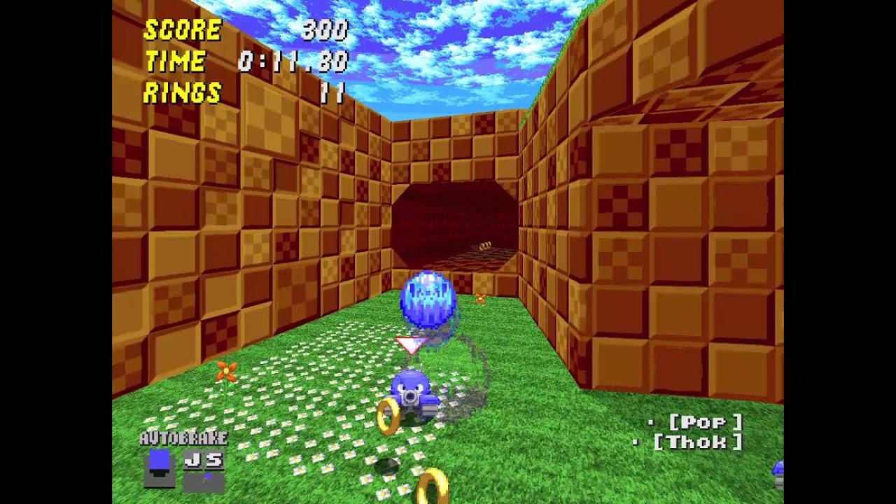 SRB2 v2.2.2 GFZ1 Speedrun w/Advance Sonic (0:20.25) - YouTube