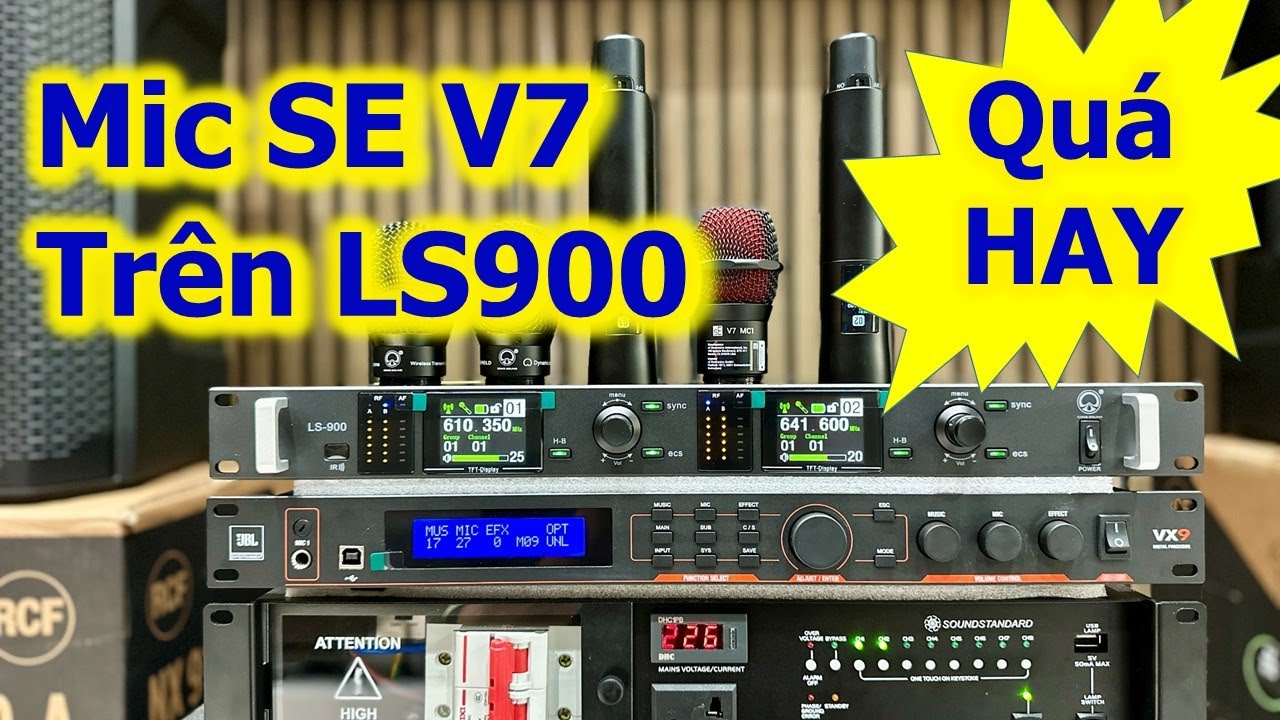 Mic SE_V7 trên Mic LS900 - YouTube