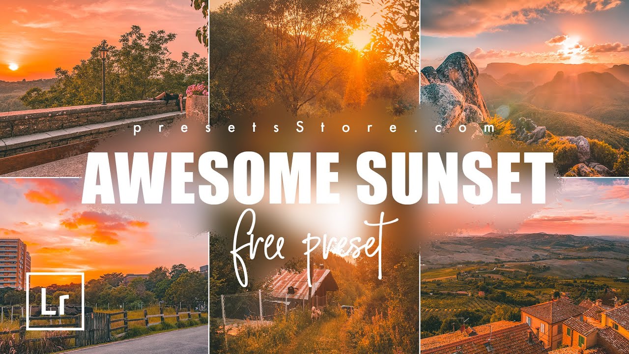 Awesome Sunset — Mobile Preset Lightroom 2020 | Tutorial | Download ...