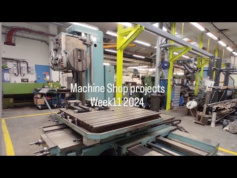 Projects from the machine shop week 11 2024 - some machining on the HBM ...