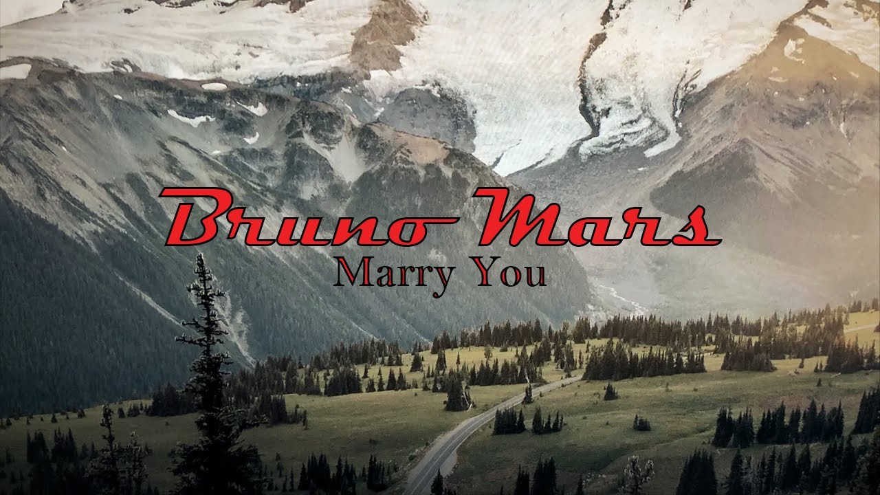 Bruno Mars - Marry You (Lyrics Video) - YouTube