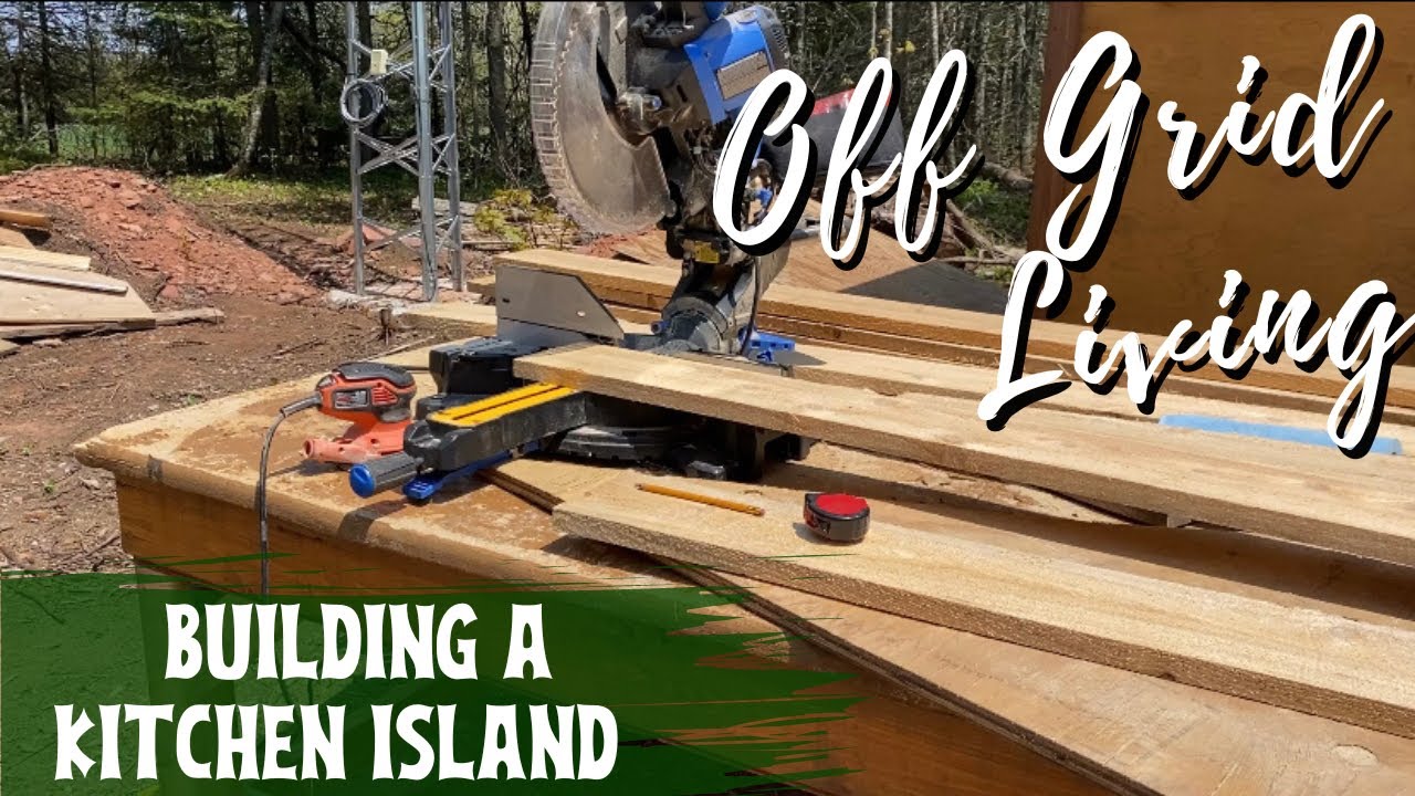 How to build a live edge kitchen island in 8 seconds - YouTube
