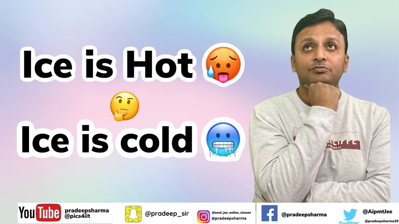 ICE is HOT or COLD 🥶 || क्या बर्फ़ ठंडी होती है या गर्म #science #facts ...