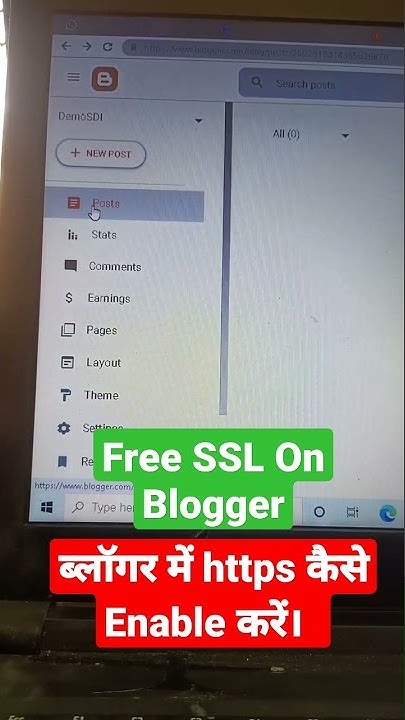 Blogger Blog me Https kaise Enable kare | How to Enable https on blogger | Free SSL On Blog ...