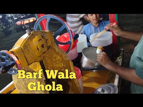 Flavored Ice | Ghanda Ghola |😋 Barf Ka Ghola @Streatfood - YouTube