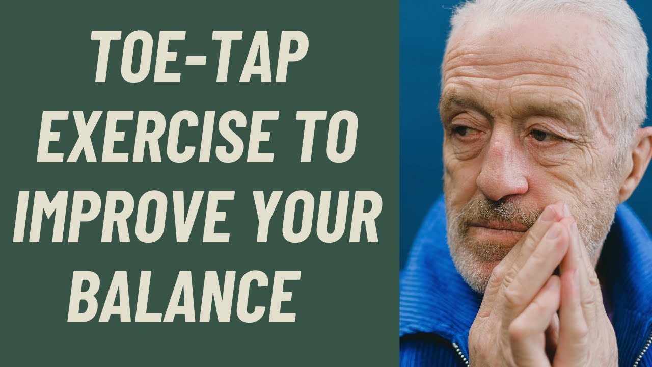 Seniors: Toe-Tap exercise to improve your balance - YouTube