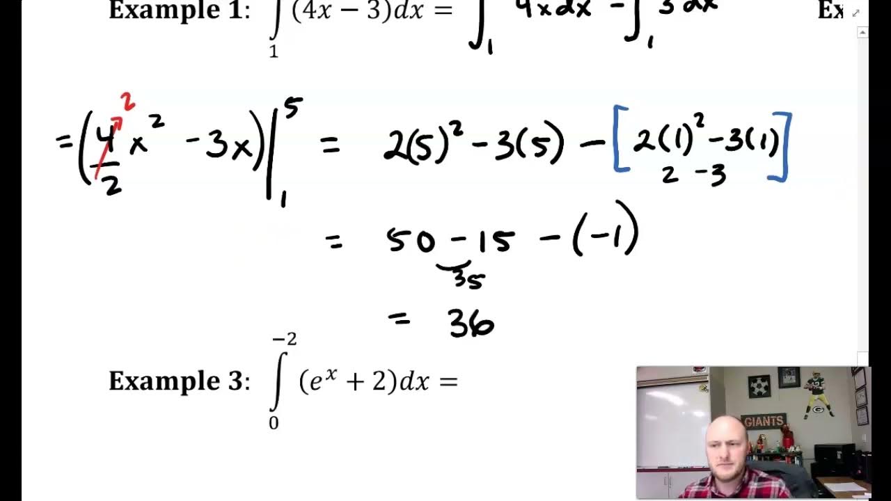 AP Calculus AB | 6-9 Definite Integral of Symbolic Functions - YouTube