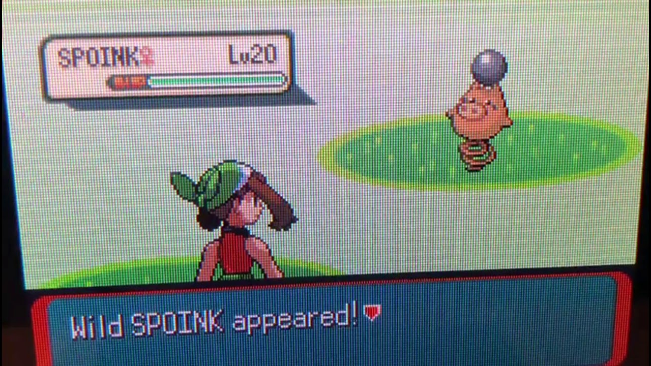 Shiny Spoink Emerald