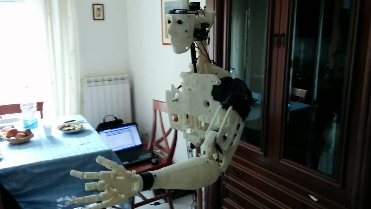 Testing Inverse Kinematics On Inmoov Myrobotlab Youtube