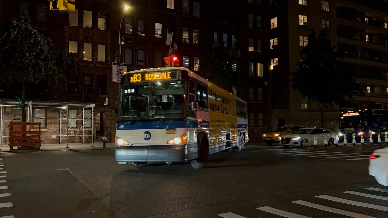 MTA New York City Bus 2013 MCI D4500CT Commuter Coach 2274 on Route x63 ...