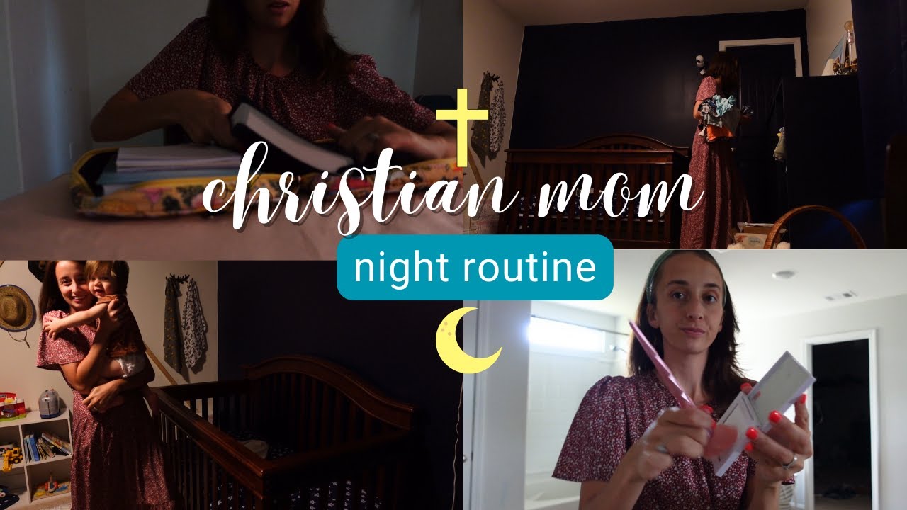 christian mom night routine | girl chat + more! - YouTube