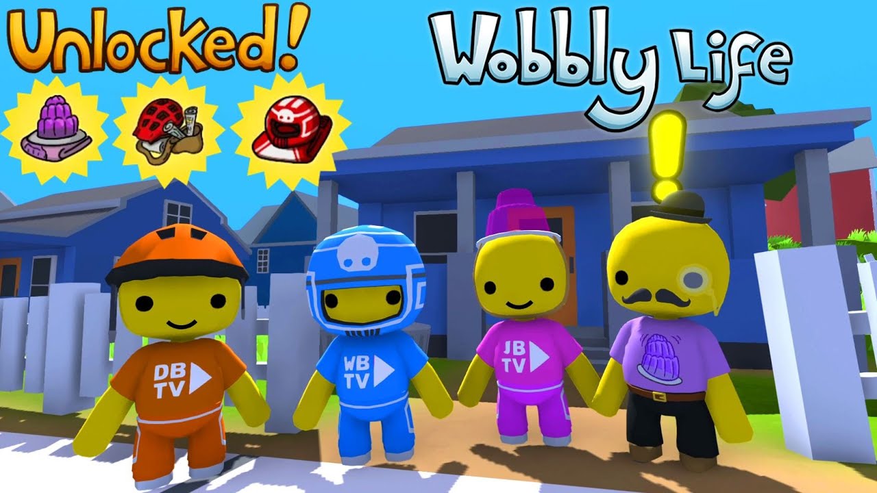 WE UNLOCKED THE JELLY & RACE OUTFITS & NEWS CLOTHES IN WOBBLY LIFE ...