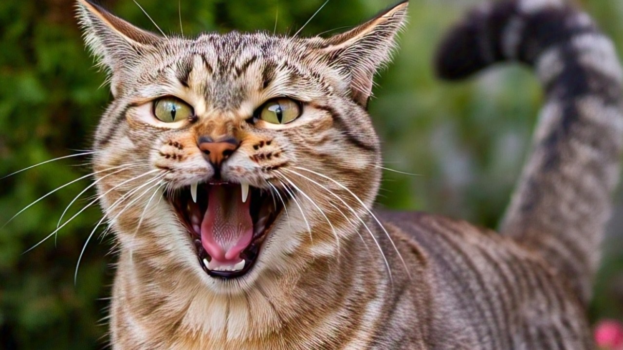 Angry Cat Sounds To Attract Cats | The Most Dangerous Cat Sound - YouTube