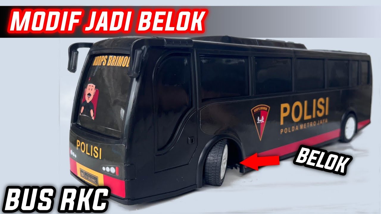 CARA AGAR BUS PLASTIK RKC BISA BELOK - YouTube