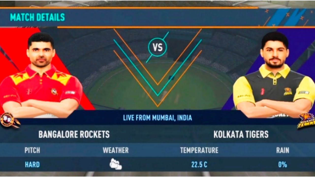 Match 1|| IPL 2008 || Bangloro Rockets vs Kolkata Tigers || Real ...
