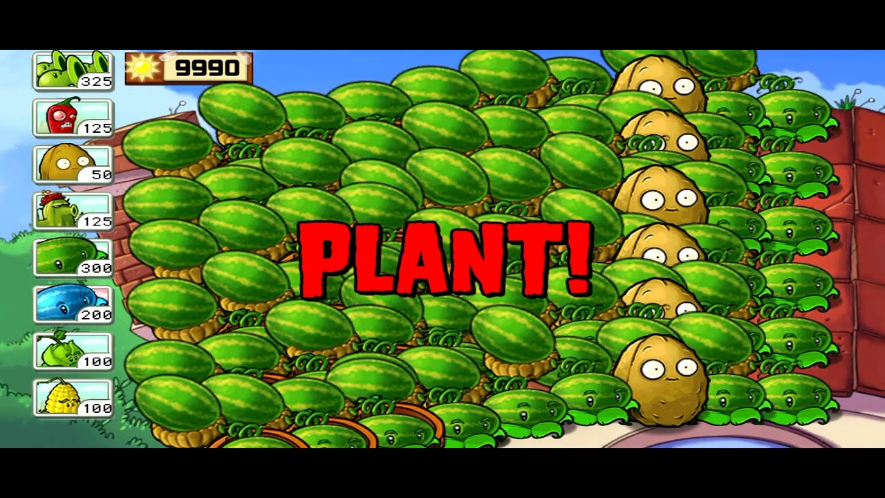 Plants vs Zombies mod menu Melon-pults vs. Zombiesvm - YouTube