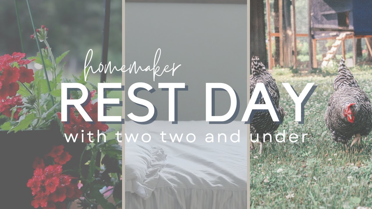 How I Rest | Full-Time Homemaker + Mom of Two Toddlers | Vlog - YouTube