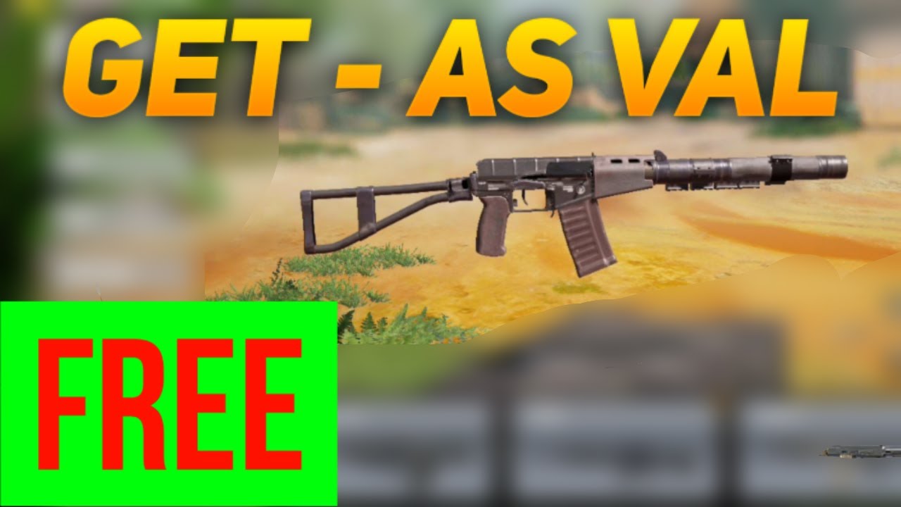 Cod Mobile - Get New Assault Rifle - AS VAL || Free || New Ar - As val ...