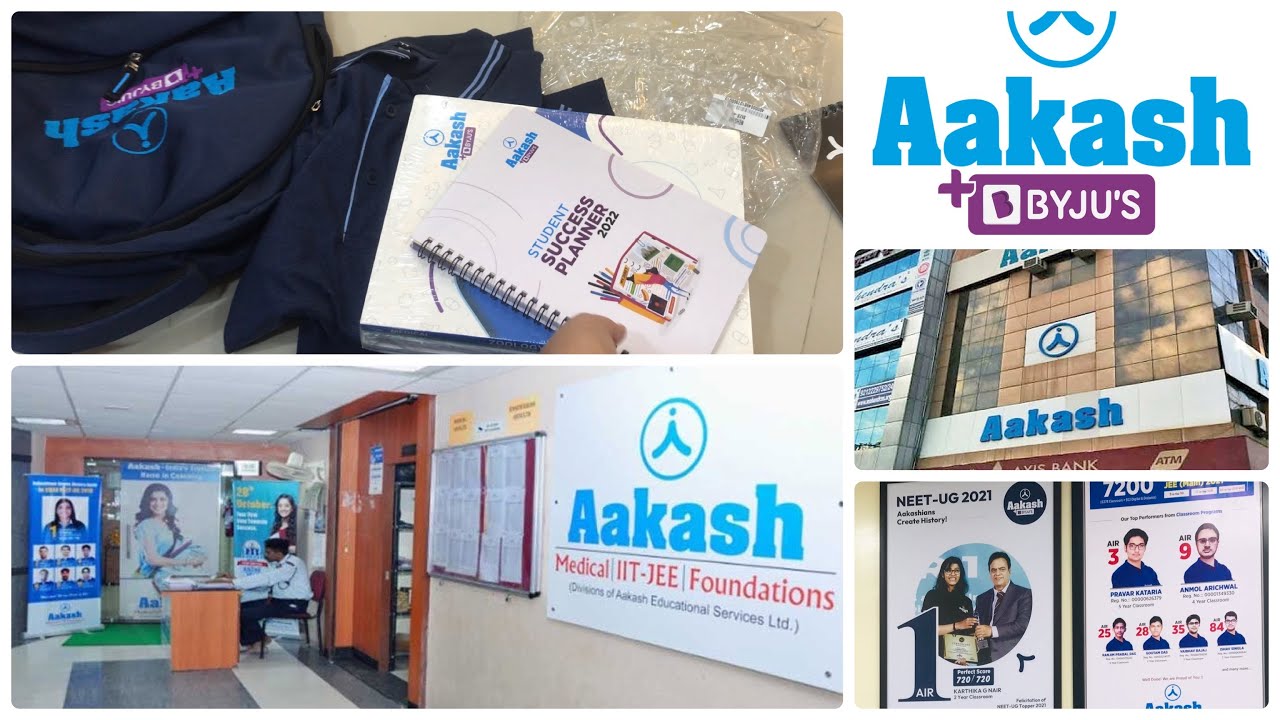 Aakash byju's student kit || visit Aakash byju's Institute || 😘 ️ ...
