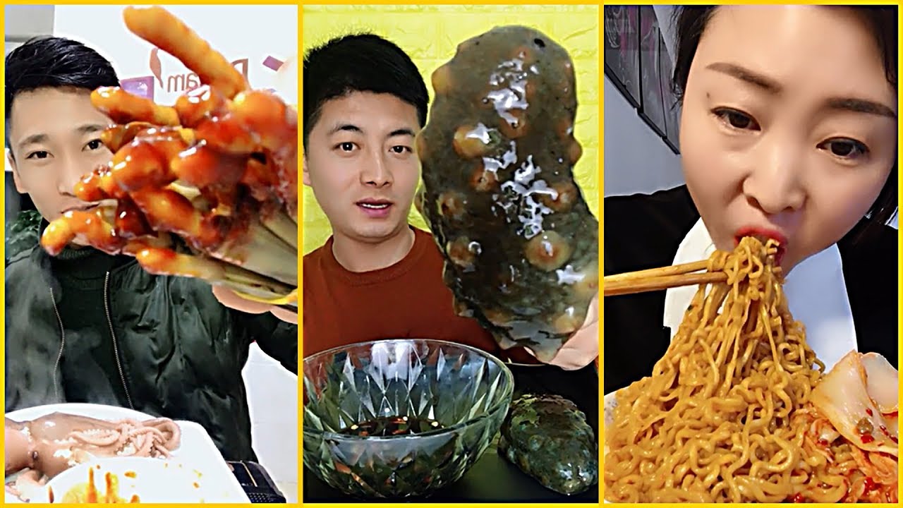 ASMR — Eating Sounds — Eating Show No Talking Compilation #8 - YouTube