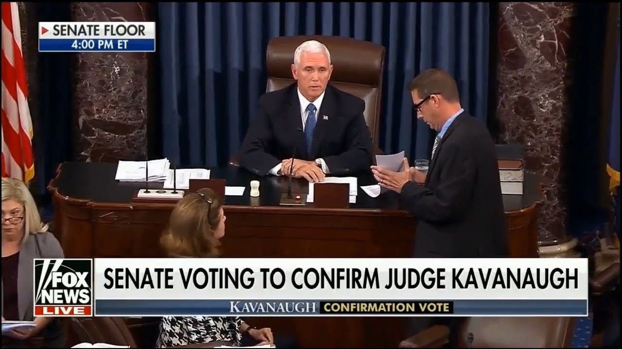 Brett kavanaugh Final Vote U.S. Senate 10.06.2018 - YouTube