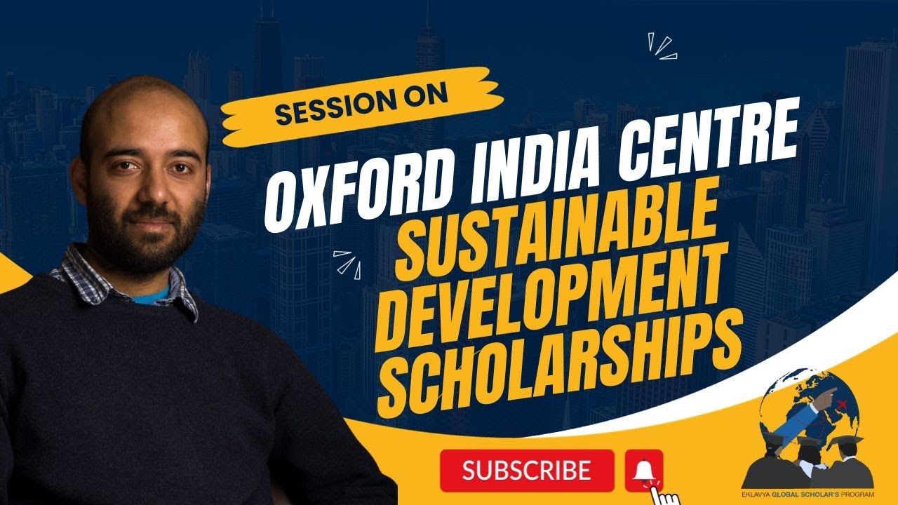 Eklavya Global Scholar Program | Oxford India Centre Scholarships Session with Dr. Siddharth ...