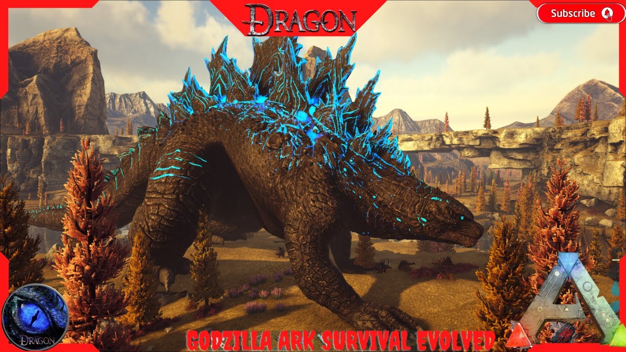 Godzilla ARK Survival Evolved - YouTube