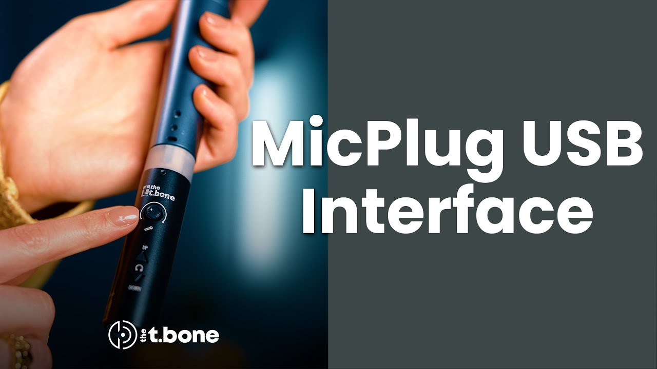 Turn Your XLR Microphone Into USB | t.bone - YouTube