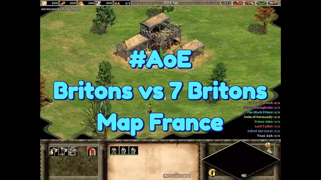 Age of Empires II | Britons vs 7 Britons | Map: France | 02.3.2025 ...