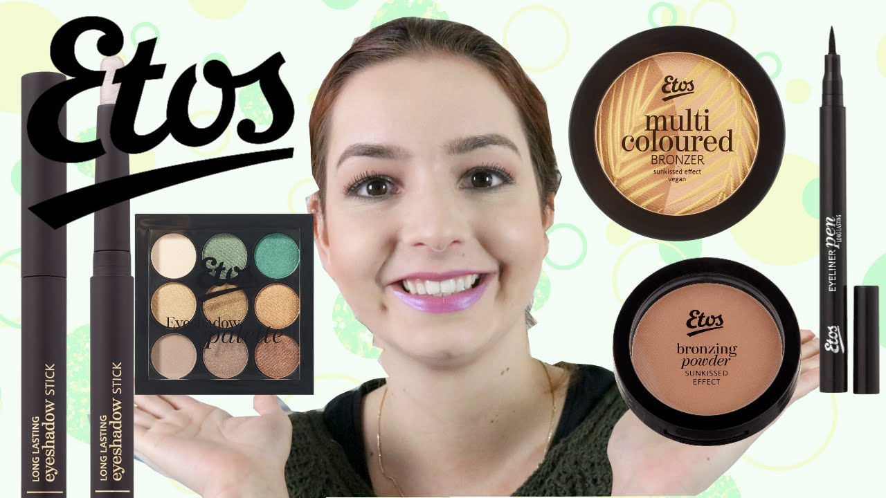 BUDGET MAKE UP LOOK MET ETOS MAKE UP - Eens testen.. - YouTube