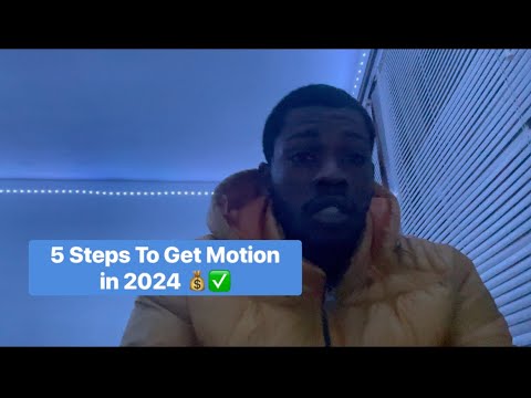 5 Steps to get Motion in 2024 - YouTube