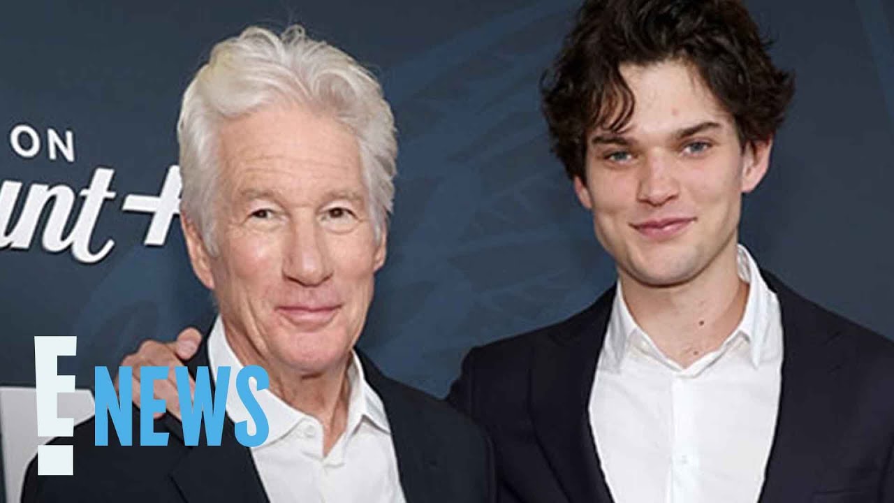 Richard Gere Makes RARE Red Carpet Appearance With Son Homer | E! News - YouTube