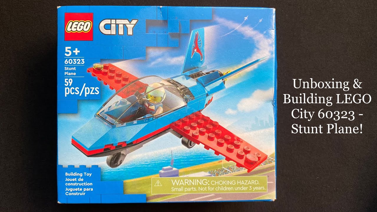LEGO City 60323 - Stunt Plane!|Unboxing & Building| - YouTube