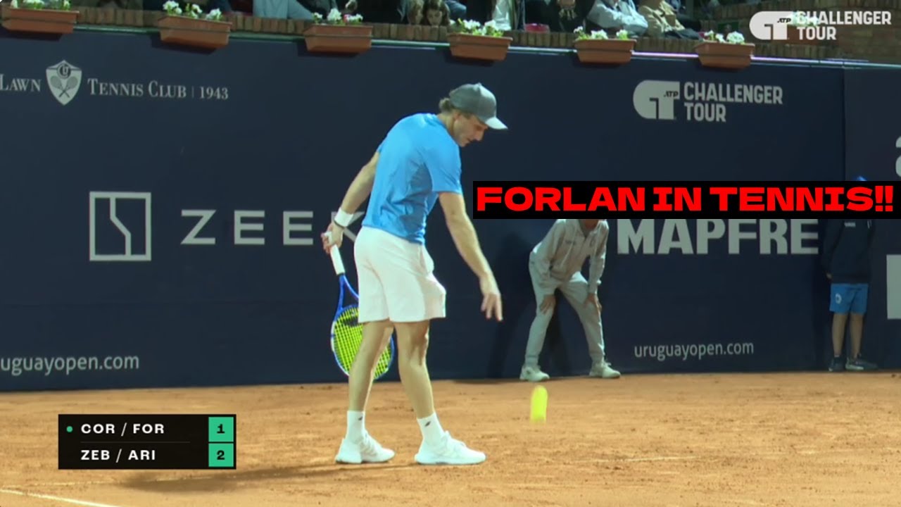 Former Soccer/Football Star Diego Forlan Makes Pro Tennis DEBUT ...