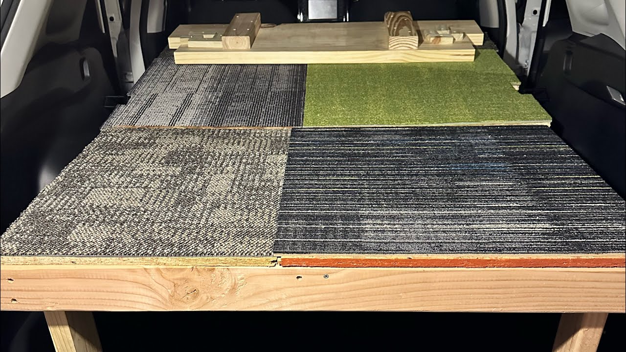 Turning my 2021 Toyota Rav4 into a camper | DIY Platform Build - YouTube