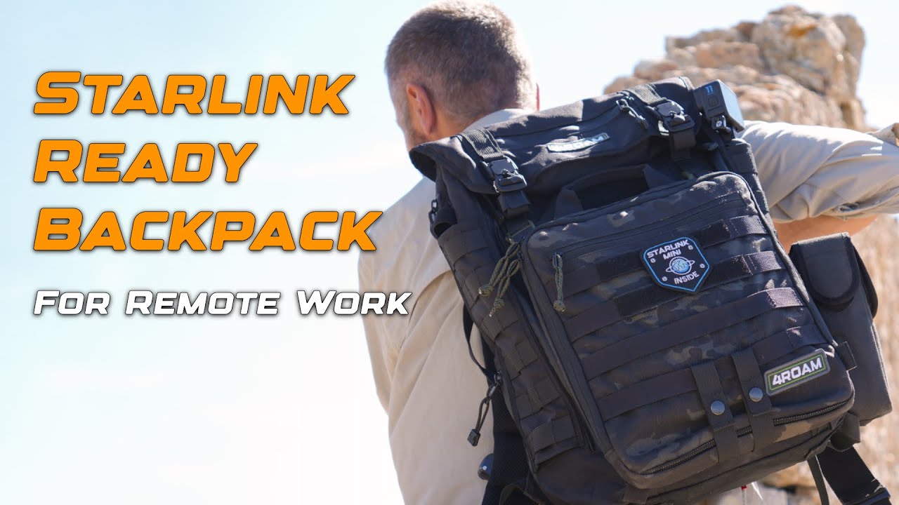 The First Backpack Designed for Starlink Mini & Remote Work - YouTube
