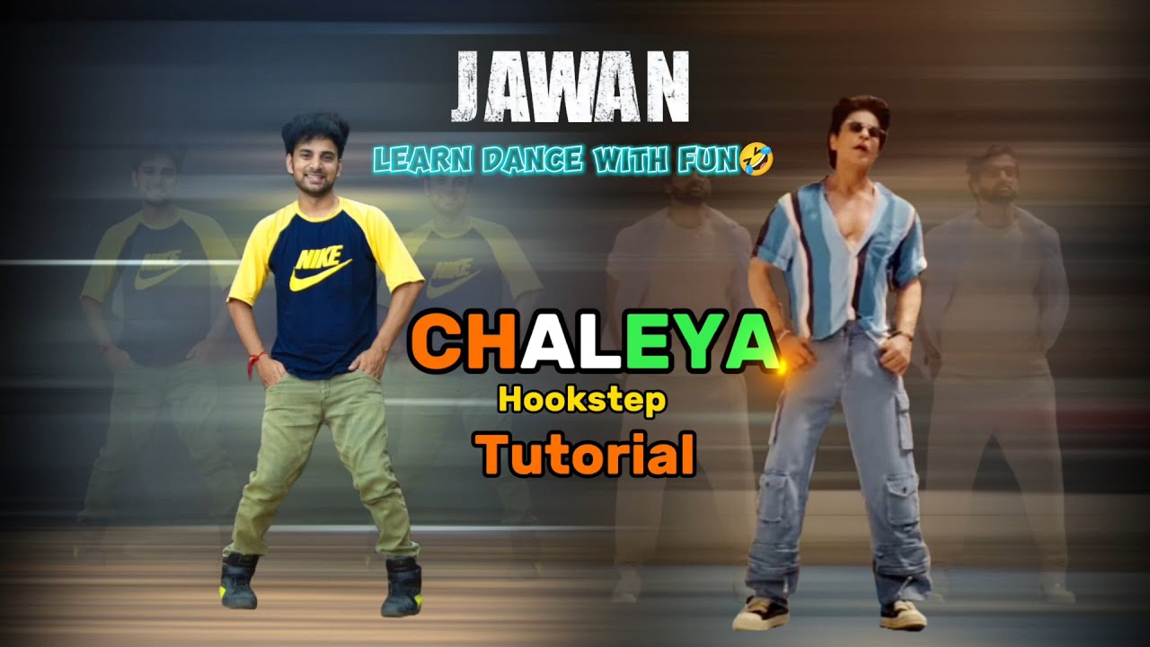 Chaleya Jawan Dance Tutorial | Sharukh Khan Hookstep | Ajay Poptron Tutorial - YouTube