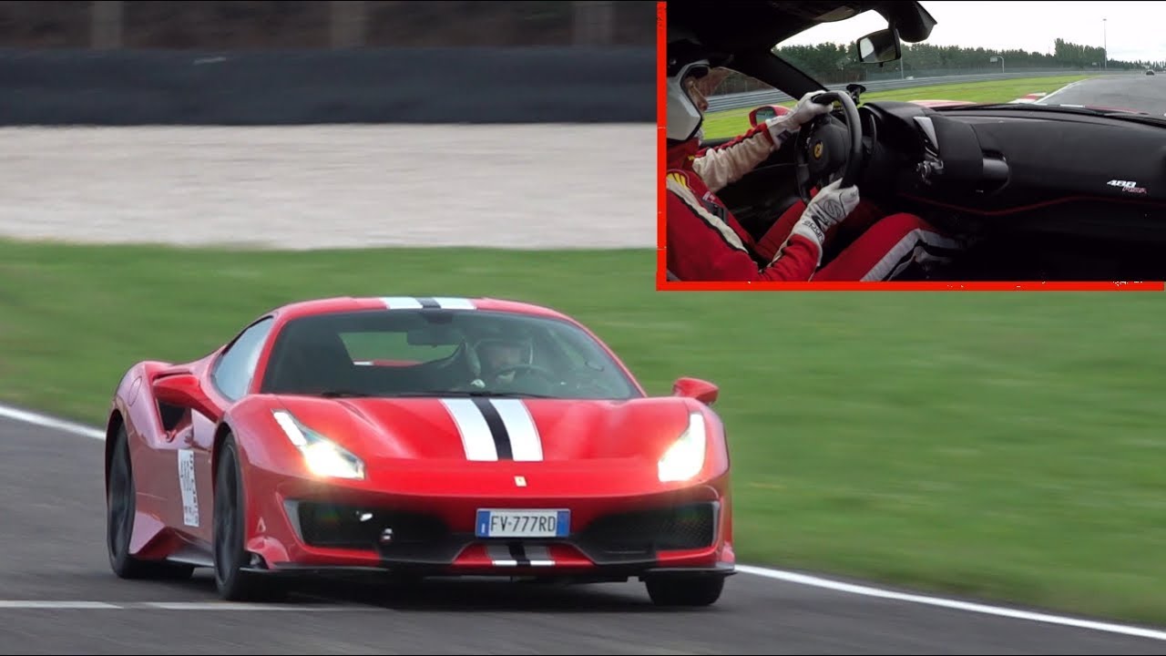 Ferrari 488 Pista in Action on Track! - ONBOARD at Adria Raceway! - YouTube