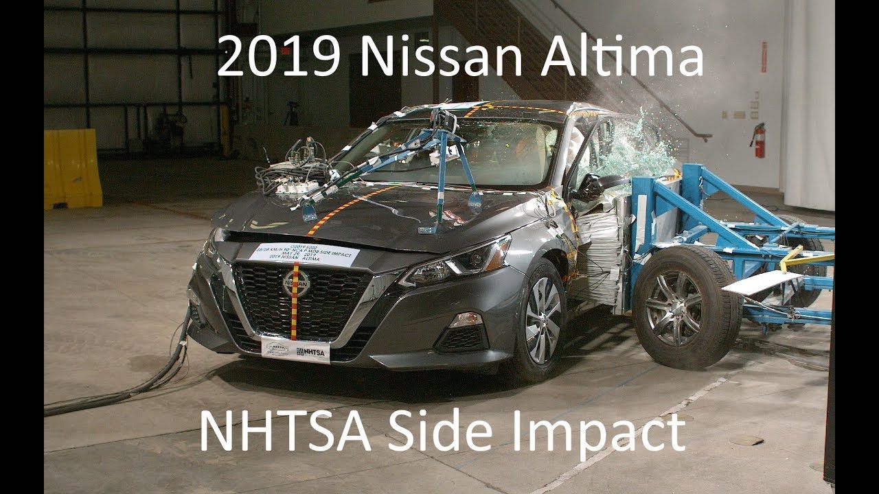 2019-2021 Nissan Altima NHTSA Side Impact - YouTube