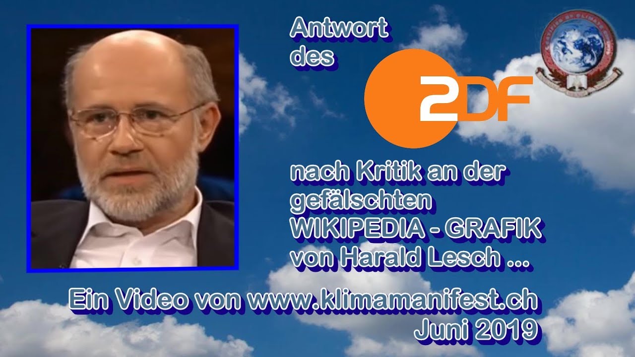 Lesch und die gefälschte Wikipedia-Grafik: Antwort vom ZDF vom 18.06. ...