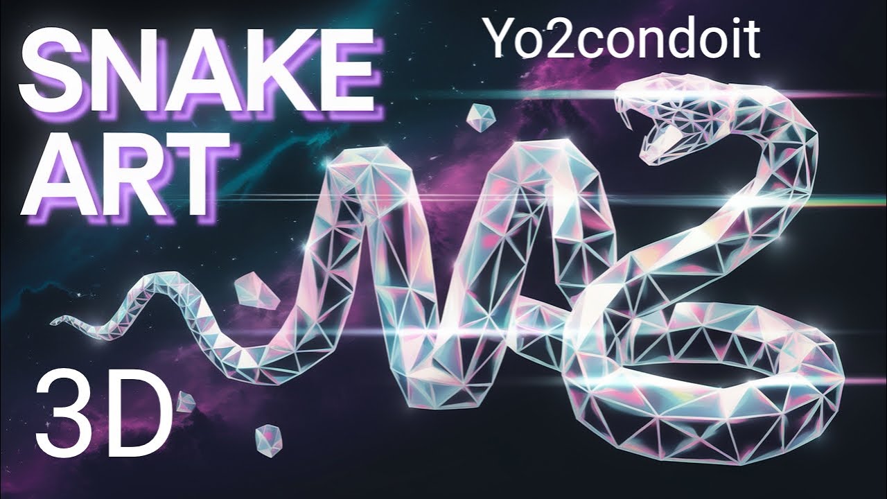 3D Snake Art Techniques - YouTube