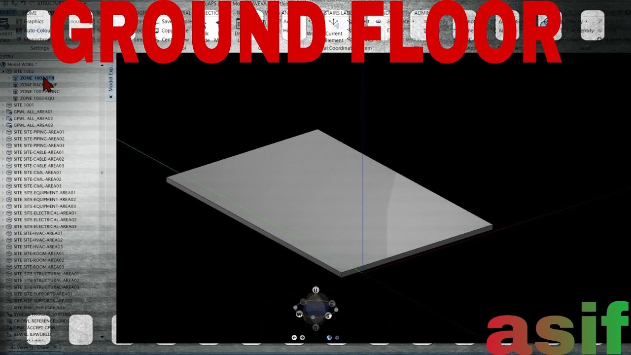 How to create Ground floor in e3d!! - YouTube