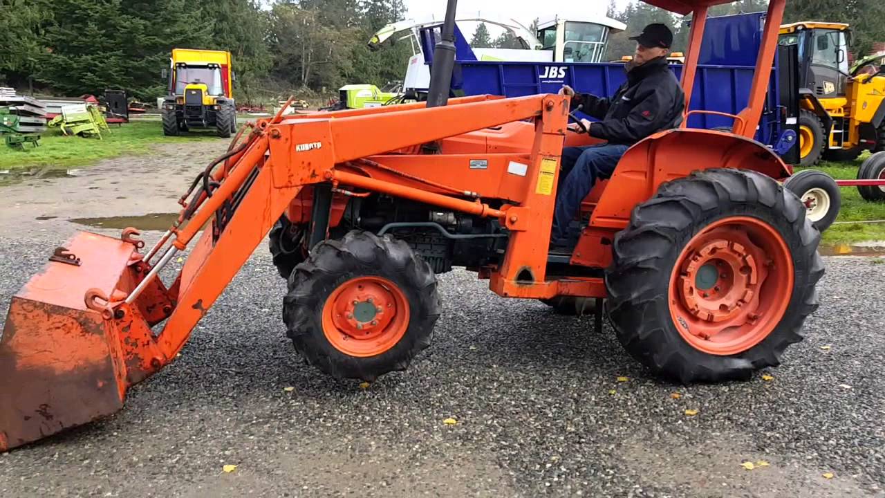1983 Kubota L345DT Tractor - YouTube