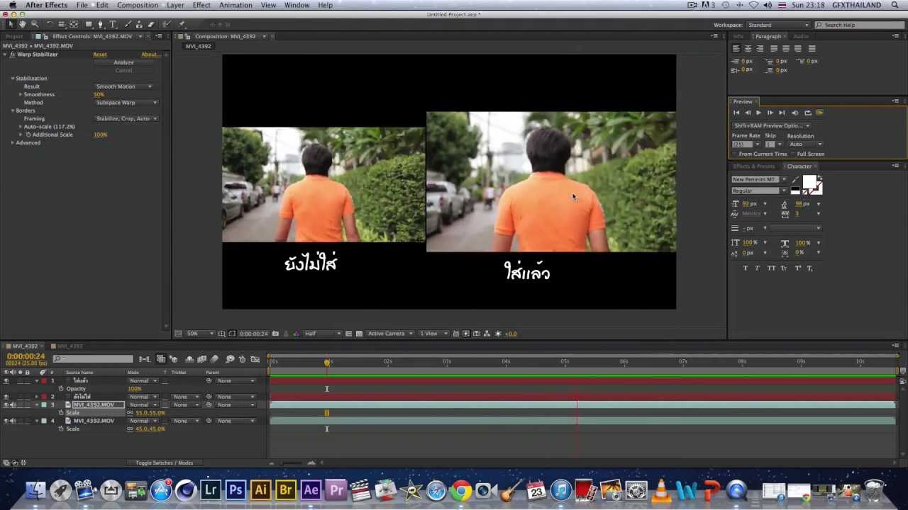 After Effects - Warp Stabilizer - YouTube