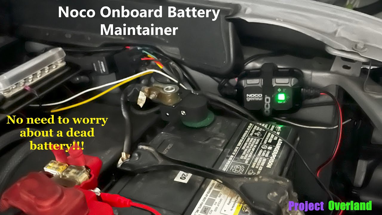 Noco Battery Tender Install: 2017 Toyota Tacoma - YouTube