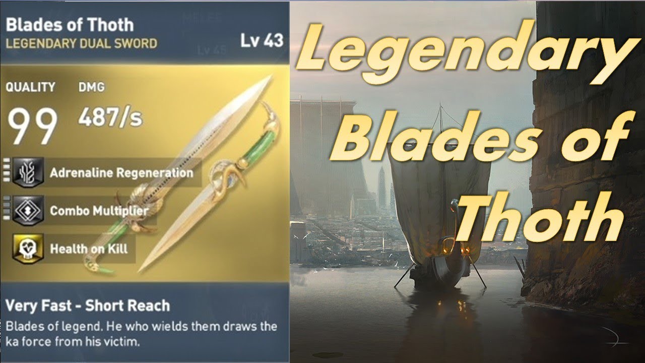BLADES OF THOTH | the New Legendary Weapon - YouTube