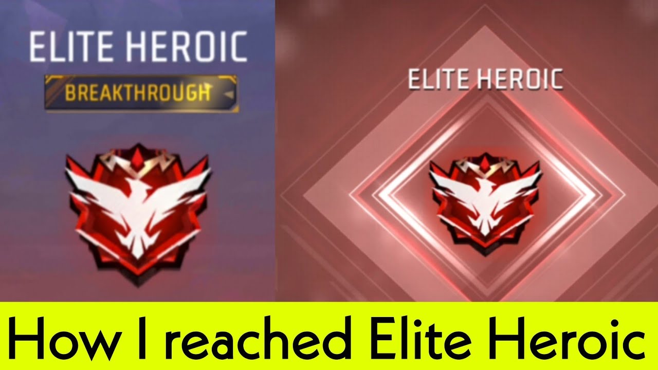 How to reach Elite Heroic Rank in free fire | Gameplay #raghuzone - YouTube