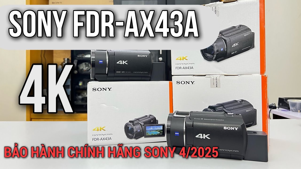 SONY FDR-AX43A 4K Như NEW // GIÁ RẺ // Bảo Hành Toàn Quốc 4/2025 ...