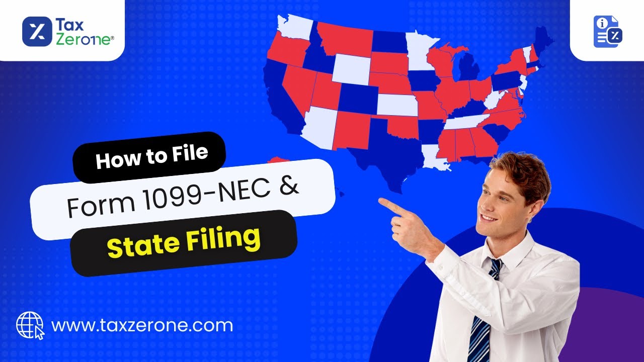 How to File Form 1099-NEC & State Filing | Step-by-Step Guide with ...